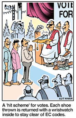ELECTION CARTOONS: Cartoon By Ajit Ninan (Times Of India)
