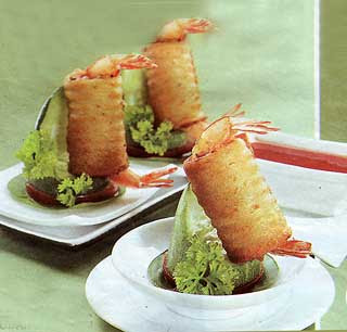 Udang Gulung Roti Tawar