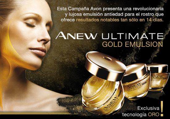 Avon Zona Norte: Anew Ultimate Gold Emulsion