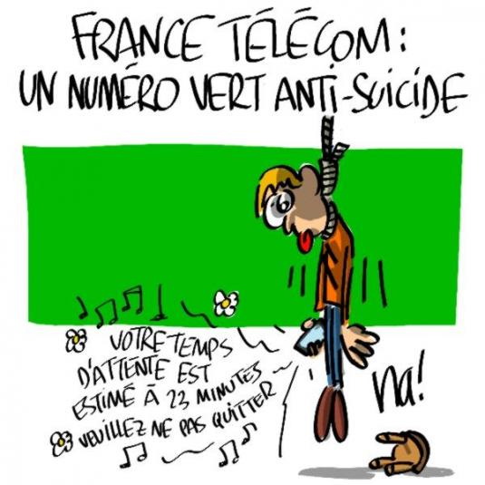 Humour Insolite Sexy: Humour Noir - France Telecom