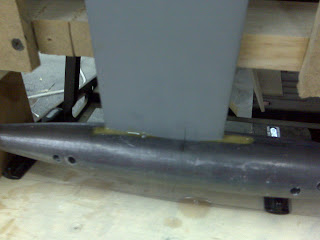 IOM sailboat build: Attaching keel bulb to the keel blade