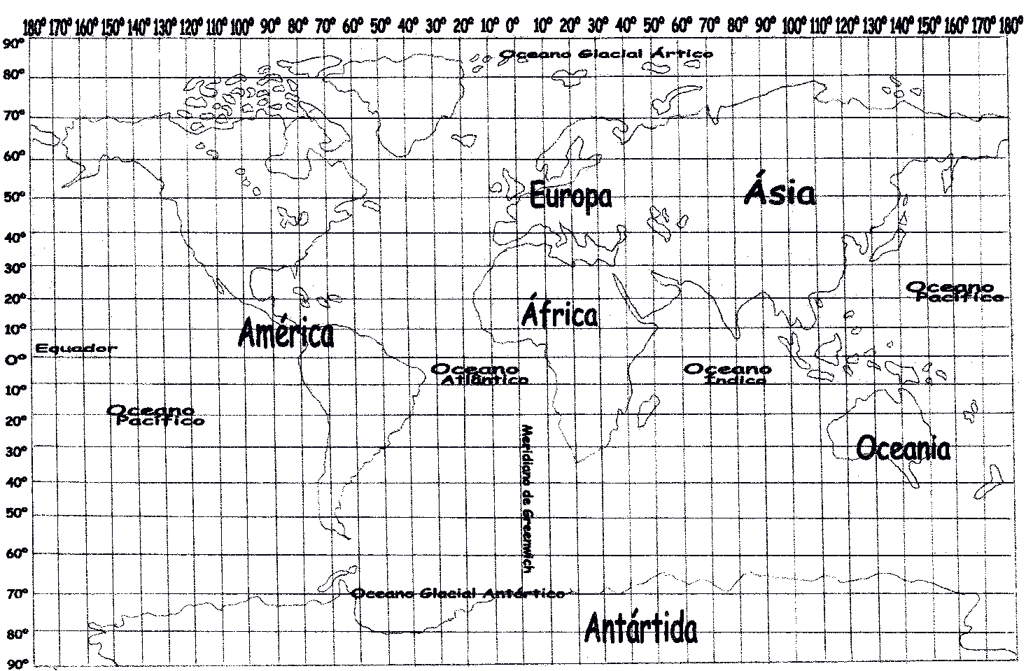 A Geografia: determinar coordenadas geográficas