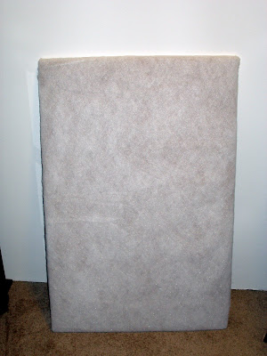 Onyx and Alabaster: DIY Project: Linen Pinboard