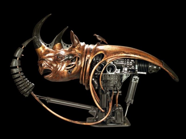 Design. Thoughts. Life.: Steampunk copper sculptures by Pierre Matter