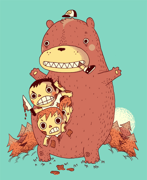 Design. Thoughts. Life.: Nice and weird illustrations by Michael Bisparulz