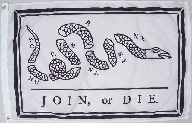 Cowboys and Tea Parties: Join or Die Flag