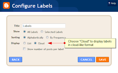 Blogger Buster: Improved Label Gadgets - Now Supporting Label Clouds ...
