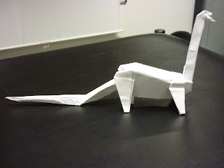 origami-addict: Le diplodocus