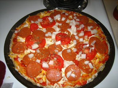 The Red Plate: Fake Pepperoni Pizza