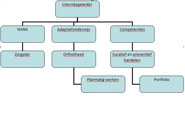 De intern begeleider in de basisschool: Relatieschema