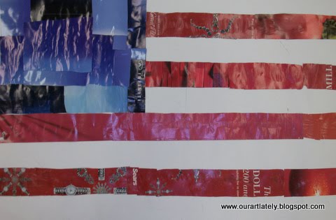 we heart art: American Flag Collage