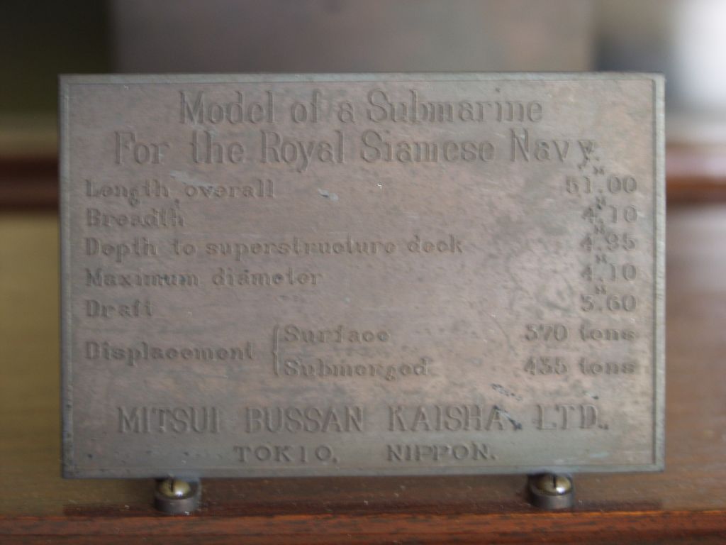 Thai Gunship: HTMS Matchanu class Submarine Battle of Koh Chang 1941