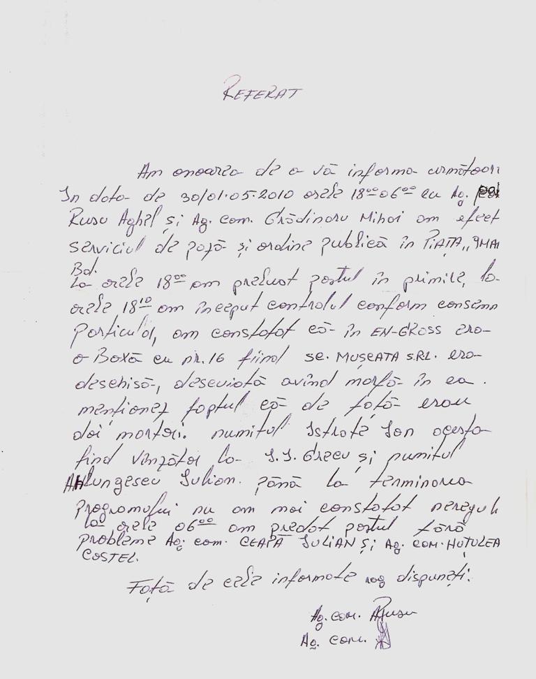 De ce nu stie sa scrie politistii comunitari? Pentru ca e analfabeti ...