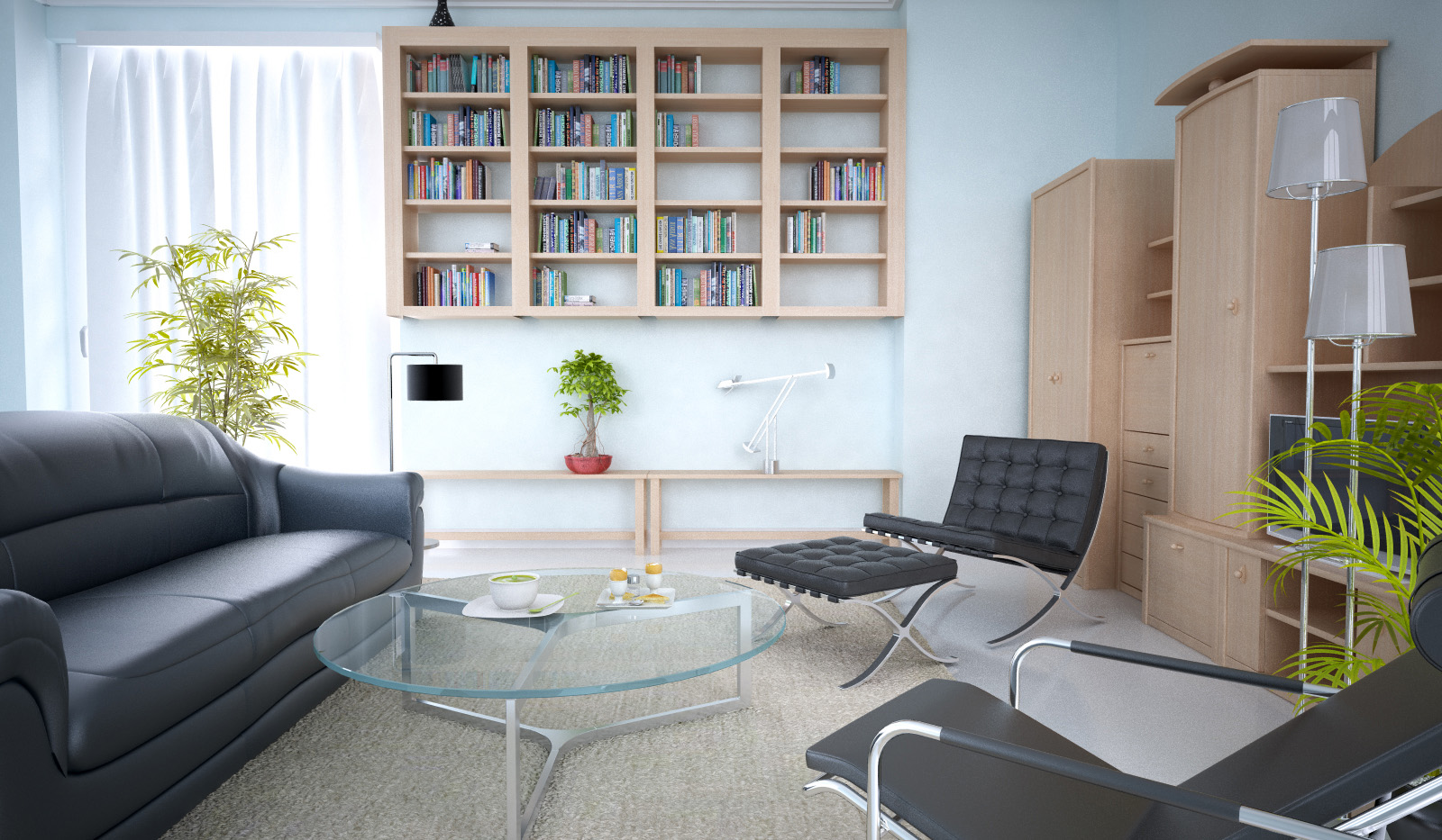 DUAL FX: Living Interior Scene