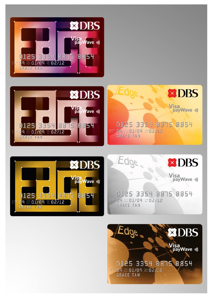 My Faith...†: DBS Debit Card Design 2009 - "Edge"
