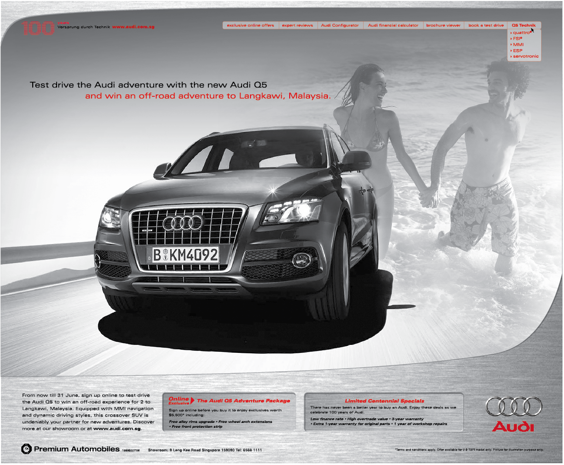 My Faith...†: Audi Pitch - Retail Ads