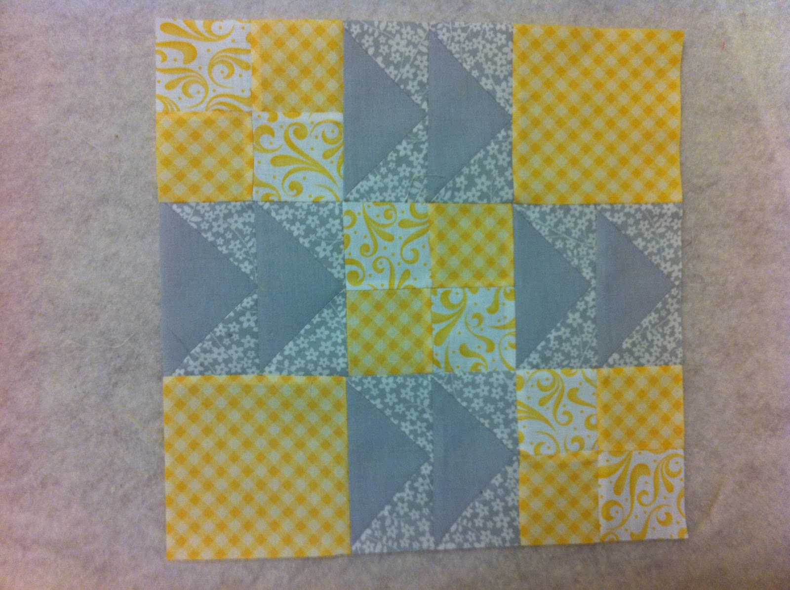 Material Girls Quilts: Block one of Block a Palooza