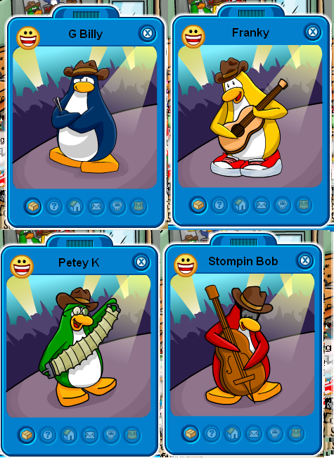Club Penguin Sol: Penguins Famosos