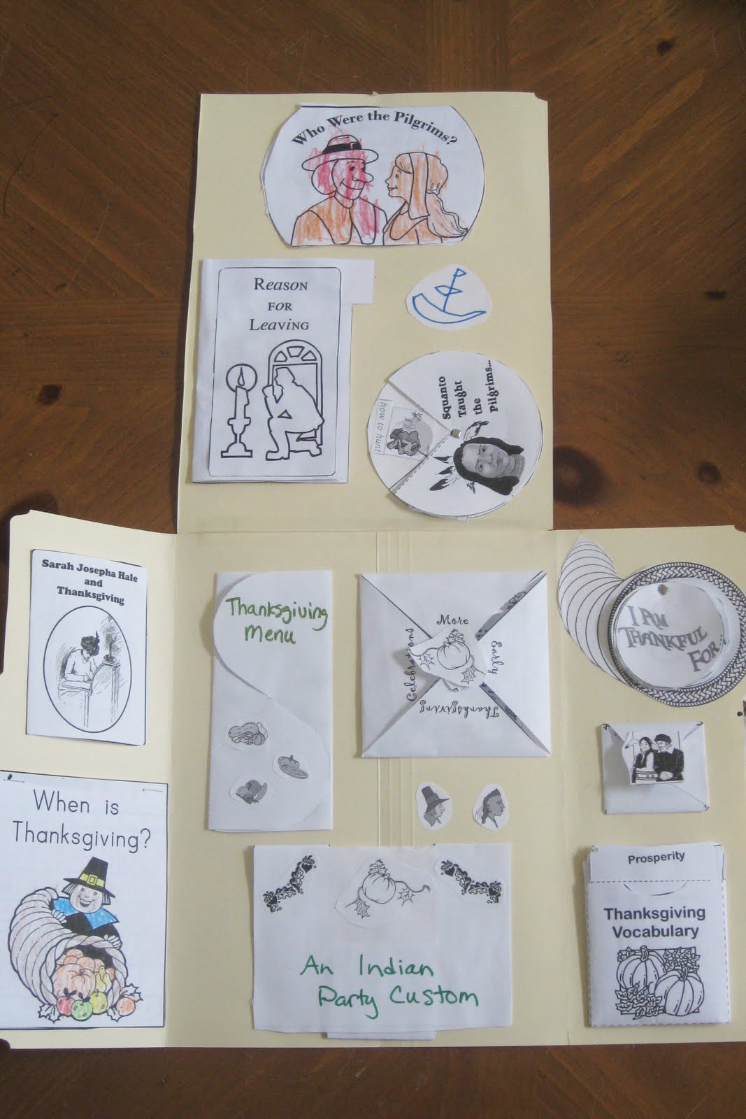 Homeschooling in Heels: Thanksgiving Lapbook