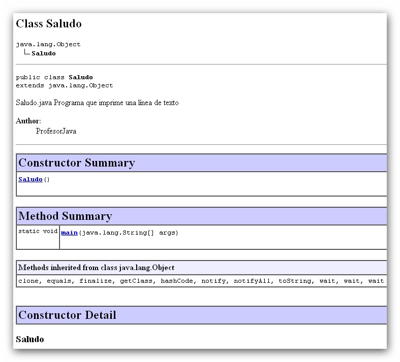 Comentario. ~ ProfesorJava