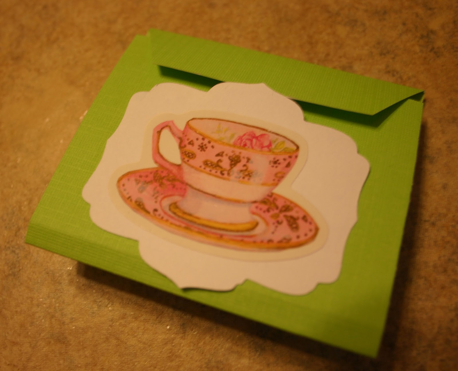 The Cheerful Stamp Pad: Tea Bag Template