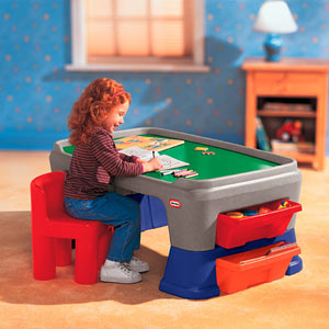 big save!: little tikes easy adjust play table,6 months used.$30