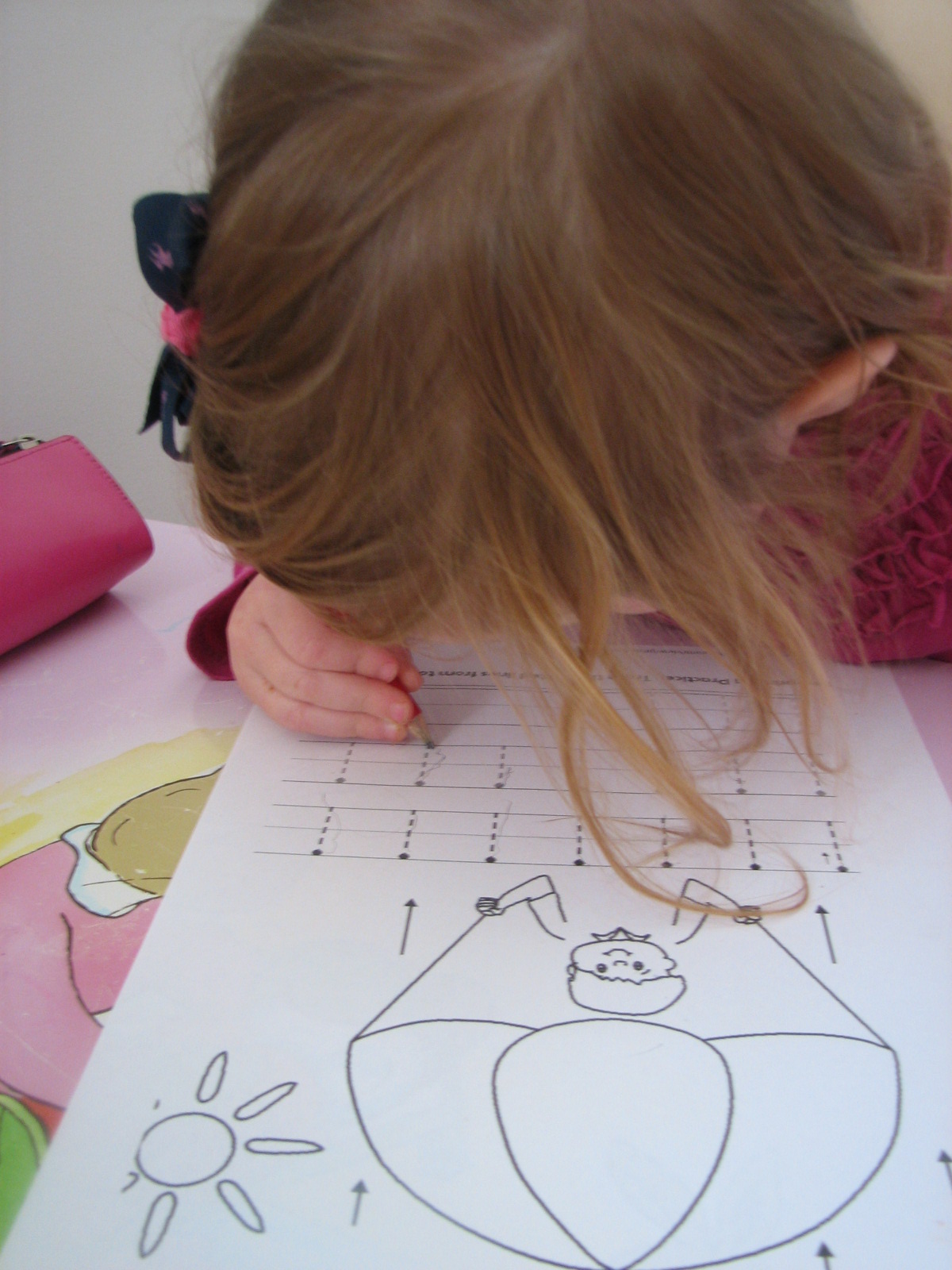 What do you do all day?: Printing practice