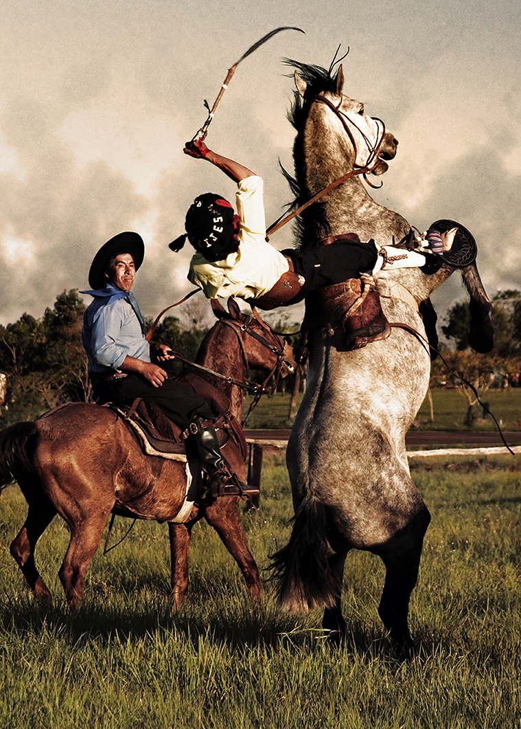 Guia da Bombacha: Ginetes - Jinetes (Gineteadas/Jineteadas)
