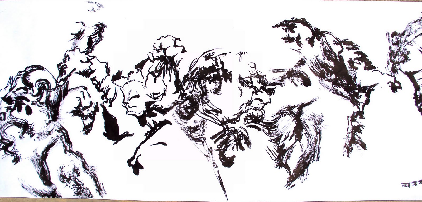 manda bear! - Amanda Loka's art blog: brush and ink, part I