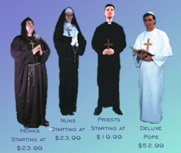 Heather's Creative Life: Costume Ideas - using graduation/choir robes