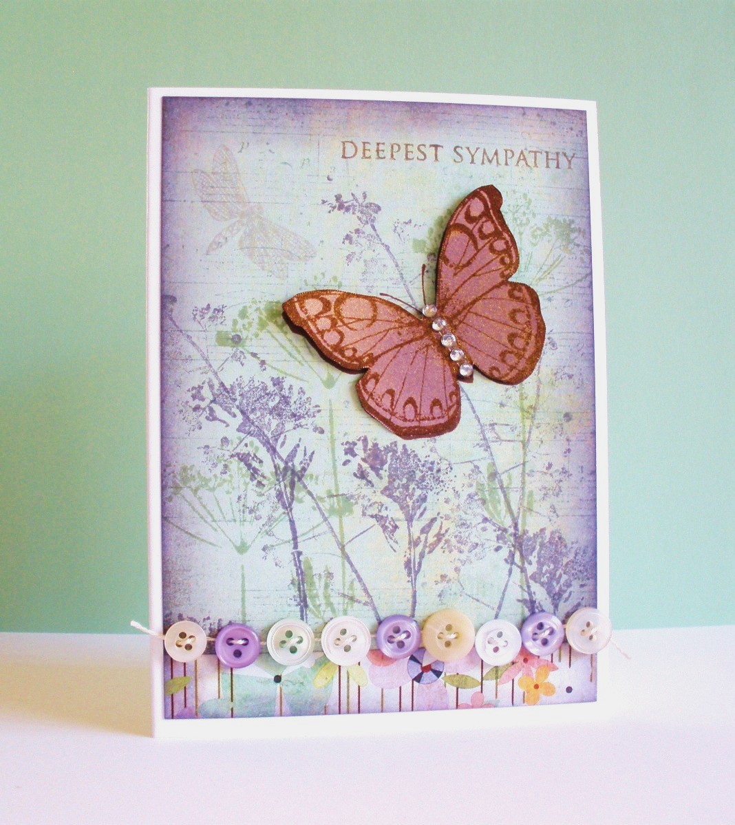 Happy Heart Handmade: Butterfly Sympathy Card