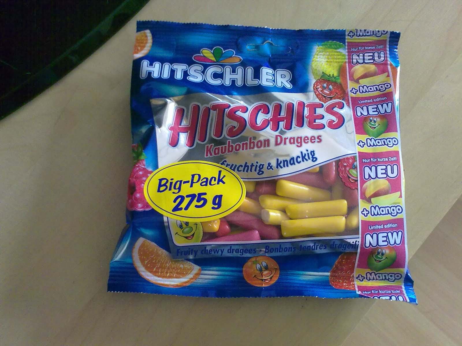 Danielas bunte Warenwelt: Hitschler Kaubonbon Dragees "Hitschies"