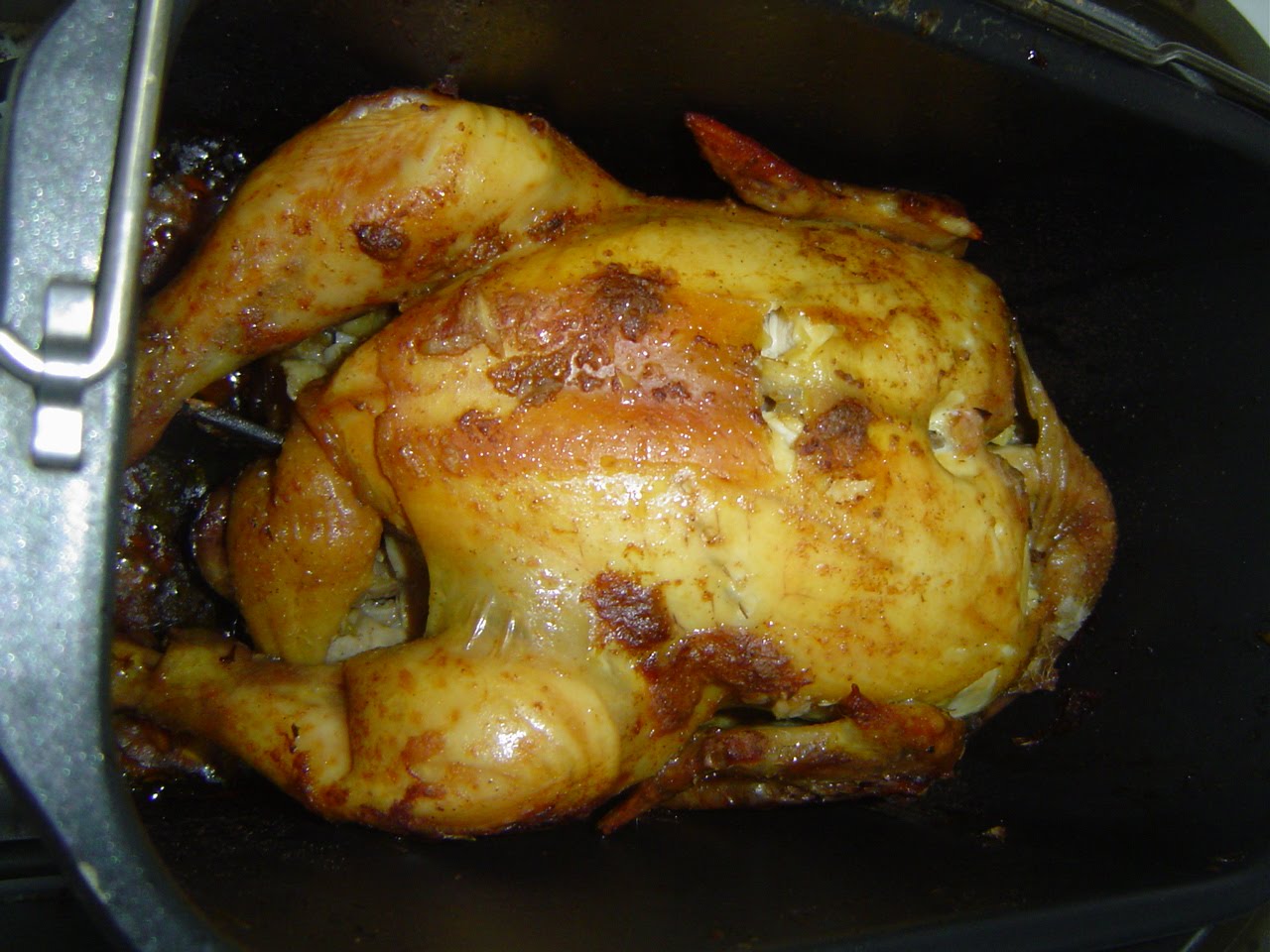 Tesouros da Irene: Frango assado na MFP