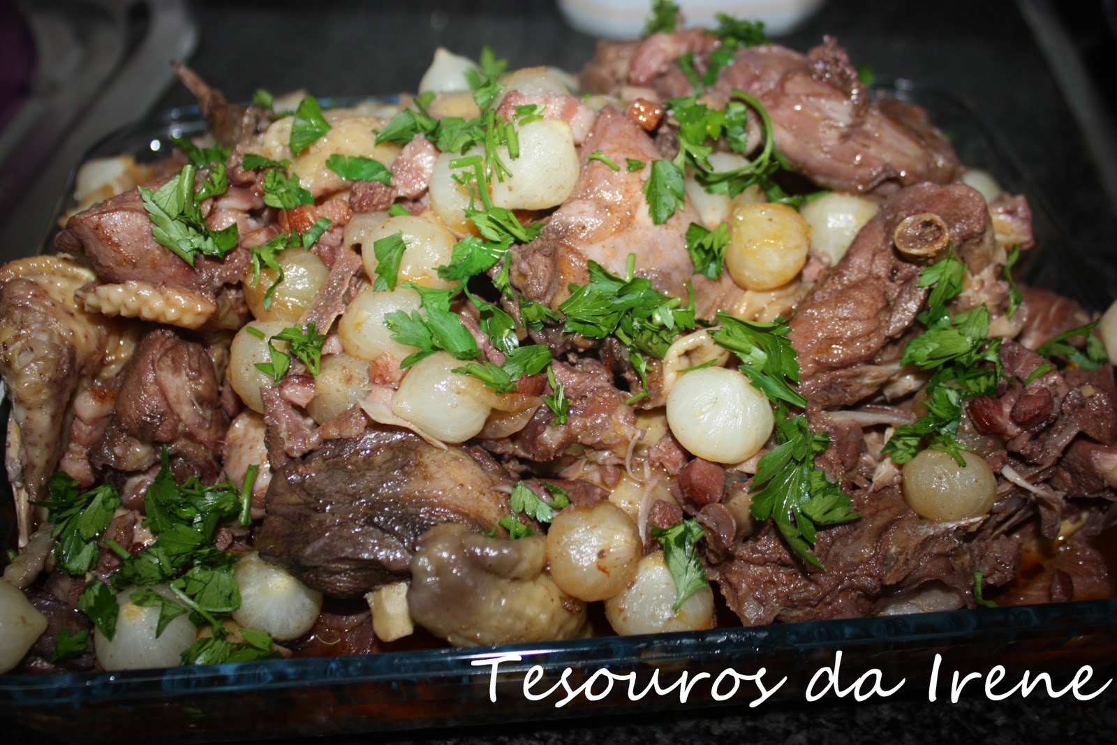 Tesouros da Irene: Frango à bordalesa