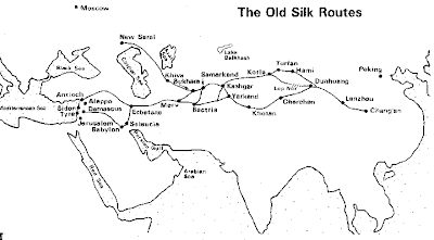 SILK ROAD JOURNEY 2010: Map of the Silk Route