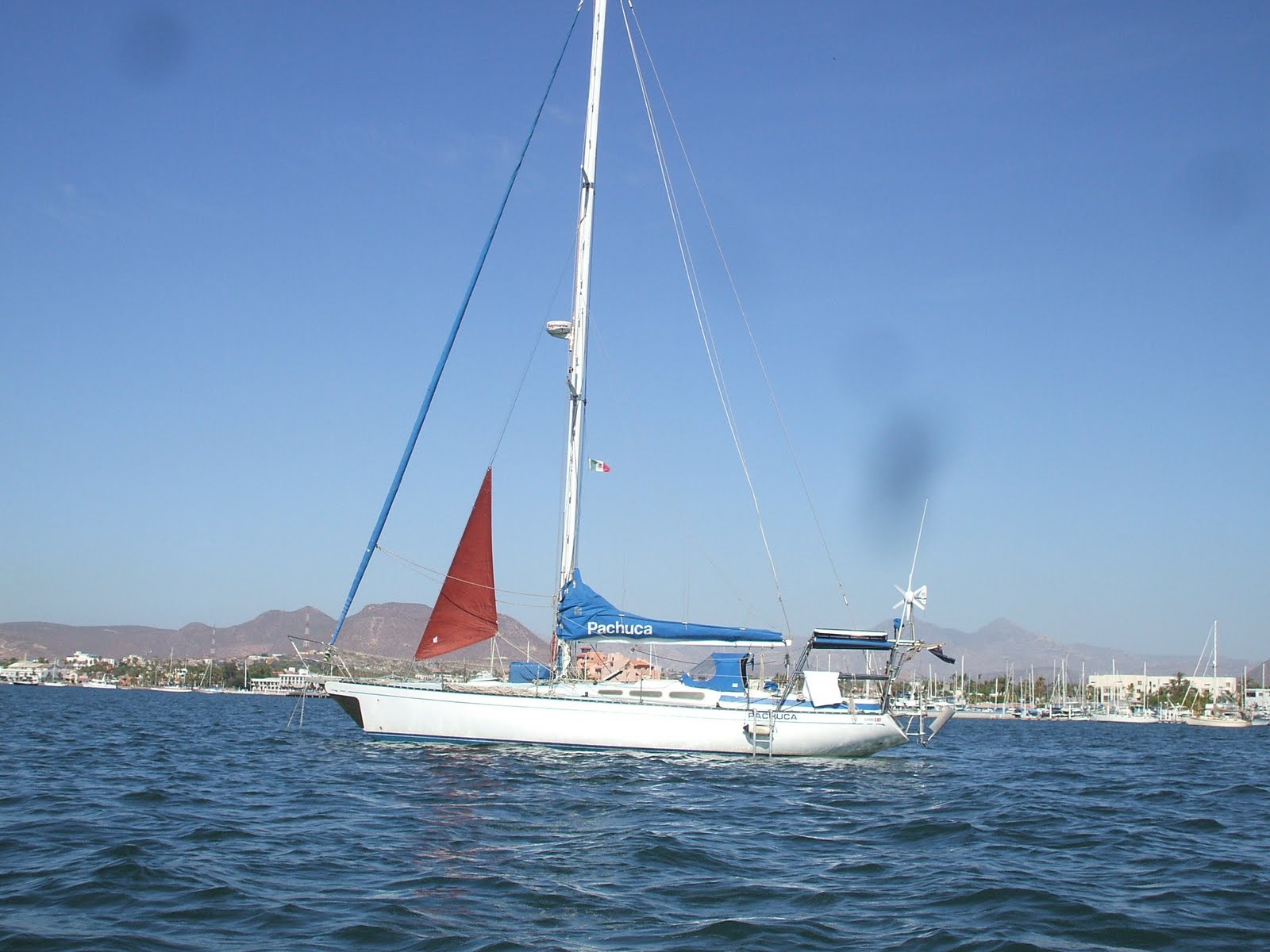 Pachuca Circumnavigation: Pachuca's Storm Jib