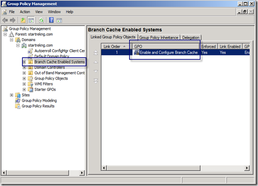 ConfigMgr: Configuring SCCM and Branch Cache