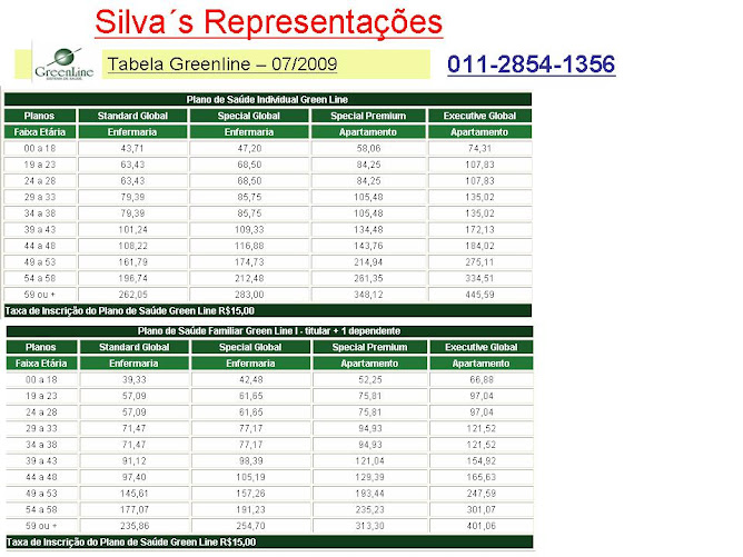 Silva´s Representações - Planos de Saúde