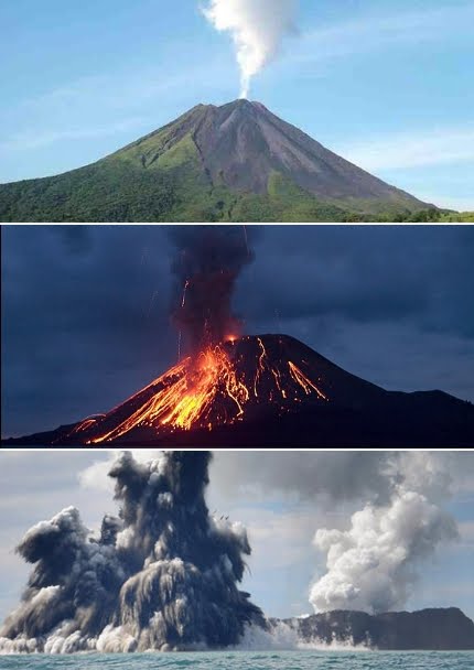 Trabajo T.6: Los tipos de volcanes