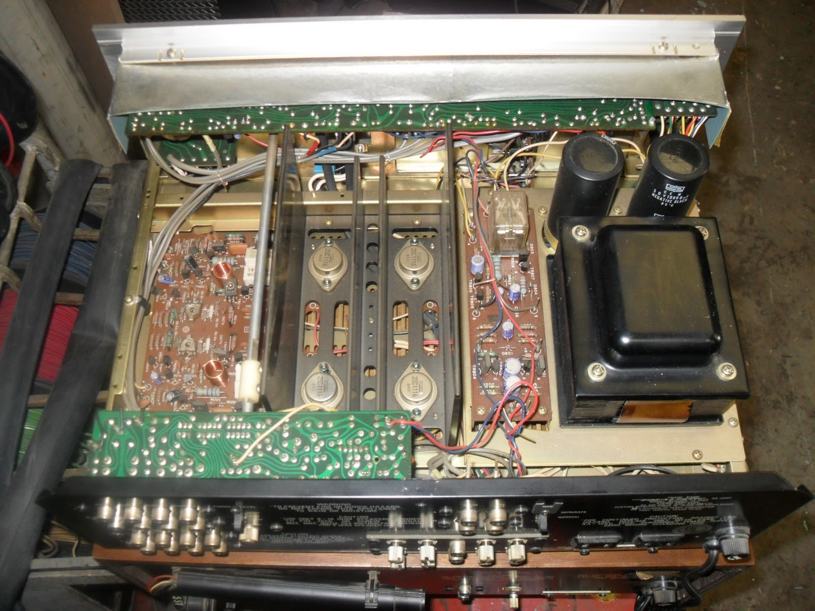Realistic SA-1001 left channel not working on all inputs, where do I ...