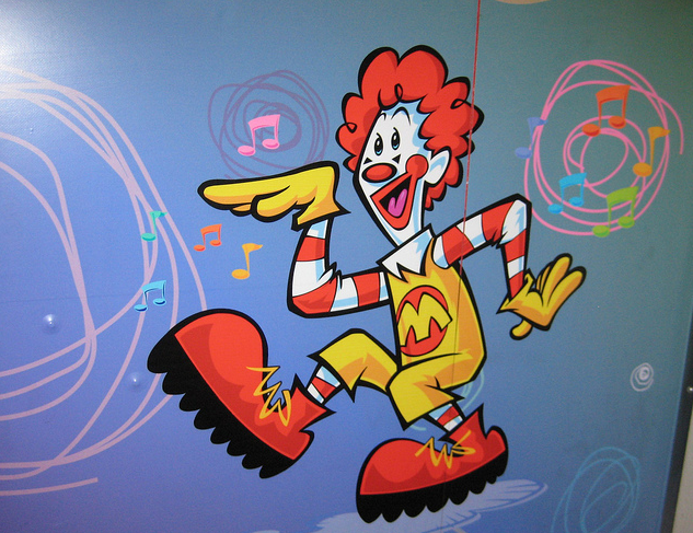Running With Scissors: Character reference: Ronald McDonald