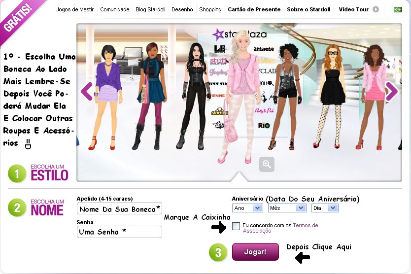 Stardoll Perfeito: [Tutorial] Como Criar Uma Doll No Stardoll