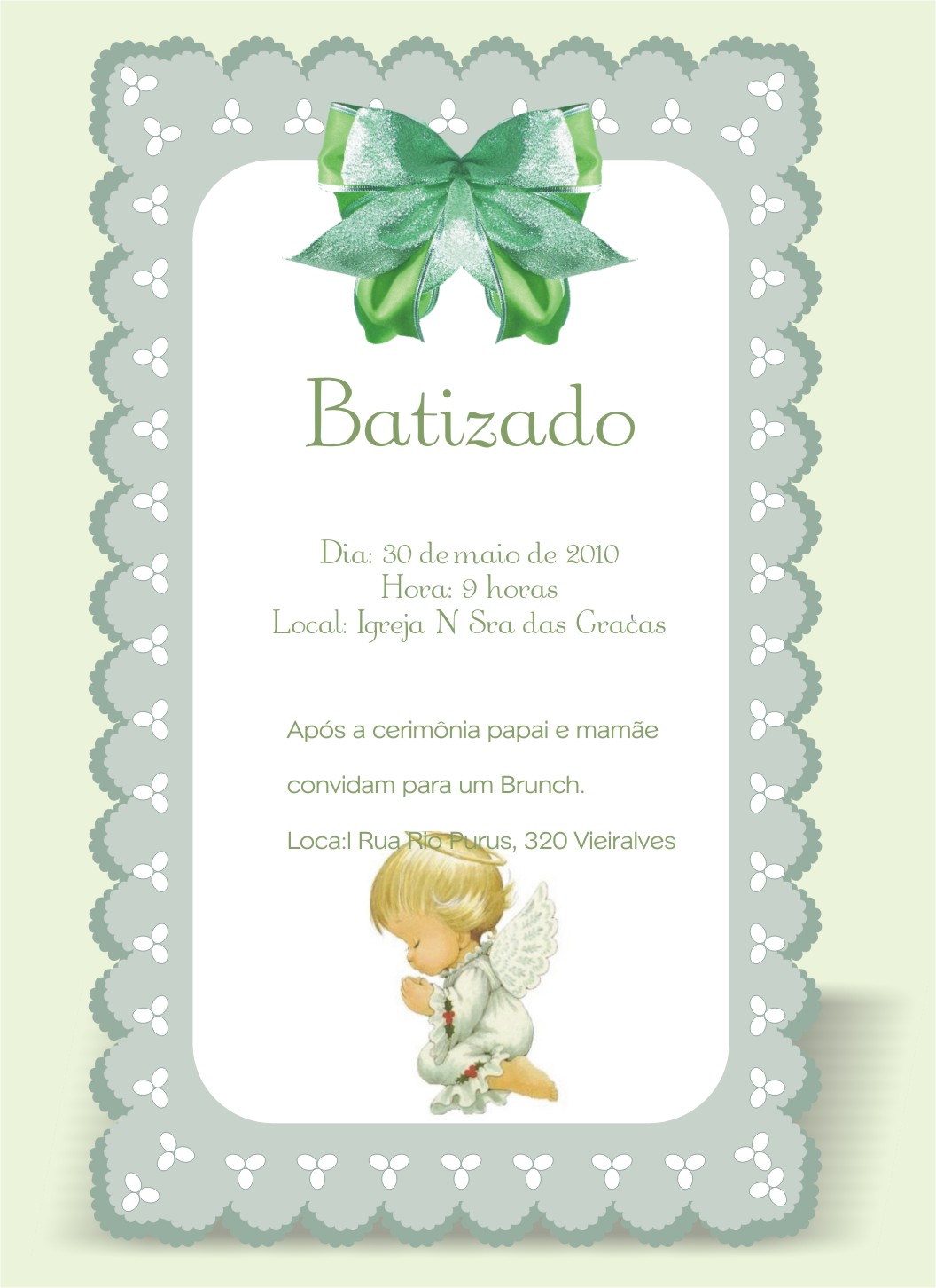 Art'Syl Design Gráfico: Convites Batizado