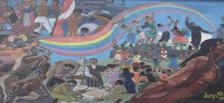 Historia del Imperio inka: EL MURAL HISTORICO DE LA AV. MUT´UCHAKA