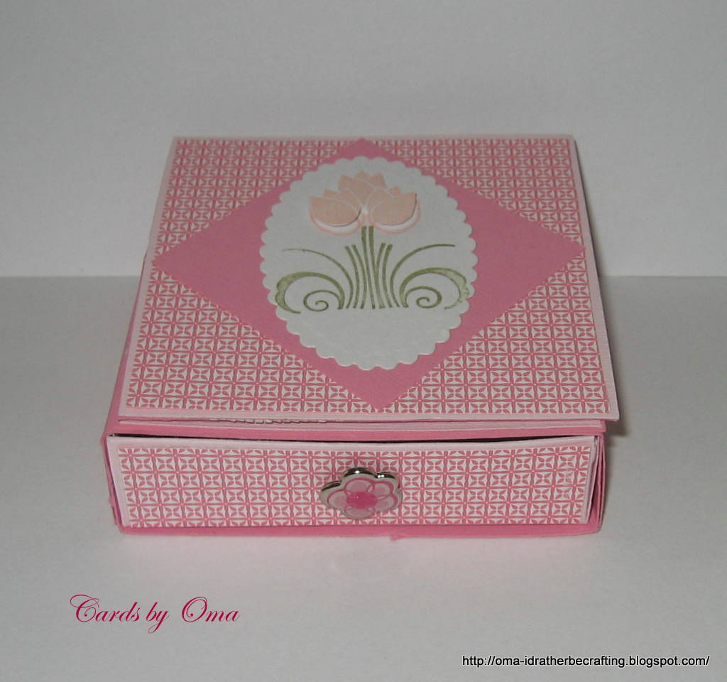 I'd rather be crafting: Birthday easel card box