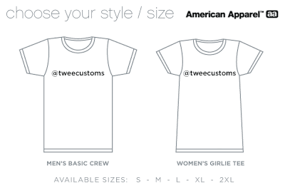 Twee : Custom Twitter T-Shirts : Order Here