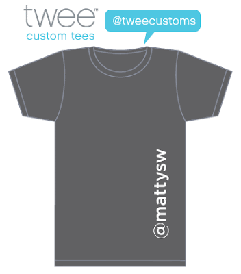 Twee : Custom Twitter T-Shirts : Order Here