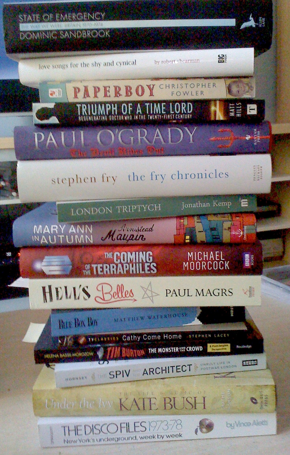 Cathode Ray Tube: SEVERAL BOOKS AT BEDTIME - Alternative Top Ten (Well ...