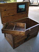 Large Wooden Tack Trunks