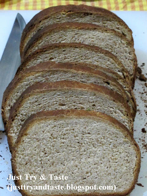 Resep Homemade Roti Gandum (100% tepung gandum utuh) | Just Try & Taste